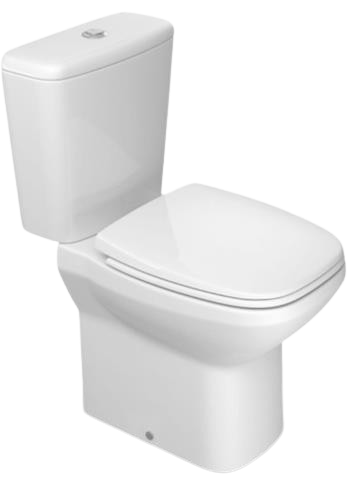 Inodoro Dos Piezas Taza Alargada 4.8/3LTS - Deca Flex – ELMEC