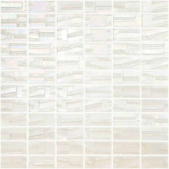 Mosaico De Vidrio Brillante 31.5X31.5cm Blanco - Vidrepur Moon – ELMEC