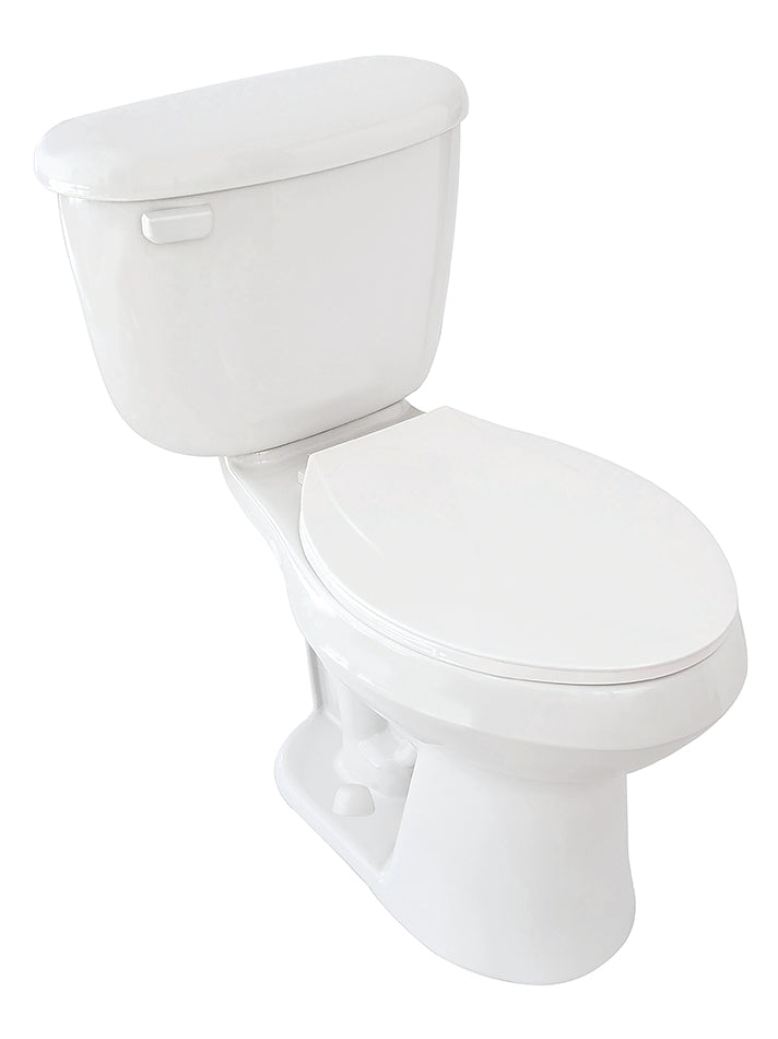 Inodoro Dos Piezas Taza Alargada - Edesa Maxima Plus – ELMEC